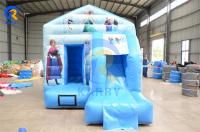 China Commercial Inflatable Bounce House Combo Slide Portable Frozen Castle for Fun Parties for sale