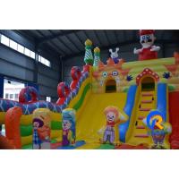 China Full Size Commercial Rental Inflatable Combo Bouncer with Water Slide and Repair Kits for sale
