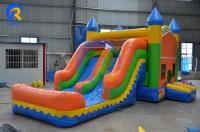 China EN71/EN14960 Certified Wet and Dry Unisex Water Blow Up Castle Bounce House with Slide for sale