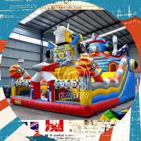 China Air Shipping Inflatable Castle Playground Park for Big Fun City Bounce House Bouncer Slide for sale