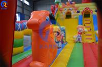 China Customized Color Commercial Grade Outdoor Inflatable Mario Theme Bouncer Slide Combo for sale