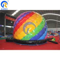 China Commercial Kid Trampoline Disco Dome Bouncy Castle Inflatable Castle with Light Music for sale