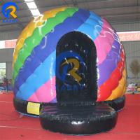 China Commercial Kid Trampoline Disco Dome Bouncy Castle Inflatable Castle with Light Music for sale