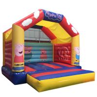 China Mini PVC Inflatable Home Bouncy Castle with Children's Favorite Cartoon Characters for sale