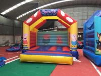 China Mini PVC Inflatable Home Bouncy Castle with Children's Favorite Cartoon Characters for sale
