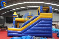 China Jumping Inflatable Cartoon Bouncy Castle with Slide House Outdoor Obstacle Bouncer for sale