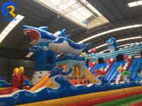 China Customise Sea World Fun City Inflatable Playground for Kids Large Bouncy Castle for sale