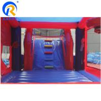 China Customized Color Inflatable Jumping Castle Spiderman Bouncy Castle with Slide Combo for sale