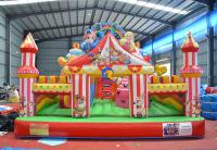 China Inflatable Combo Castle Slide with Ferris Wheel Jump Bounce House and Obstacle Course for sale