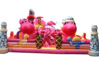 China Customized Color Moonwalk Bouncer Blow Up Bounce for Children in Amusement Theme Park for sale