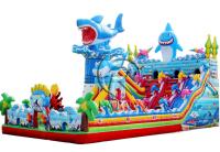 China Customized Color Moonwalk Bouncer Blow Up Bounce for Children in Amusement Theme Park for sale
