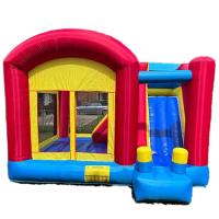China Printing Digital Printing Commercial Kids Game Inflatable Bounce House with Slide for sale