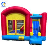 China Printing Digital Printing Commercial Kids Game Inflatable Bounce House with Slide for sale