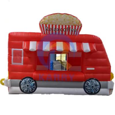 China Certificate EN71/EN14960/CE Inflatable Food Truck Pizza Bouncy House for Advertising for sale