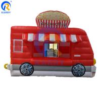 China Certificate EN71/EN14960/CE Inflatable Food Truck Pizza Bouncy House for Advertising for sale
