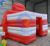 China Certificate EN71/EN14960/CE Inflatable Food Truck Pizza Bouncy House for Advertising for sale