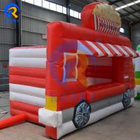 China Indoor PVC Commercial Inflatable Relax Coffee Car Jumping Bouncy Castle Popcorn Booth for sale