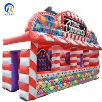 China Customized Color Inflatable 5-in-1 Carnival Game Bouncer Castle for Playground Park for sale