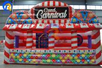 China Customized Color Inflatable 5-in-1 Carnival Game Bouncer Castle for Playground Park for sale