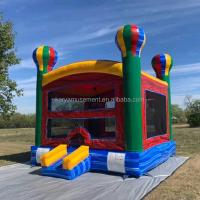 China Customized Color Hot Air Balloon Inflatable Bouncer for Toddler in Commercial Grade for sale