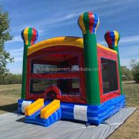 China Customized Color Hot Air Balloon Inflatable Bouncer for Toddler in Commercial Grade for sale