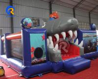 China Unisex Kids Water Fun City with Slide and Obstacle Inflatable Bouncy Castle for sale