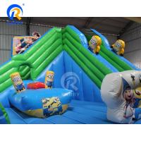 China Water Jumping Castle With Slide inflatable bouncer latest obstacle for 14 Years up for sale