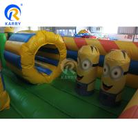 China Mechanical Man Inflatable Fun City 36ft PVC Castle Bounce House with Slide for sale