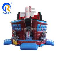 China Jumping Bouncy Castle With Slide CE Standard Air Blower Included Perfect for Parks for sale