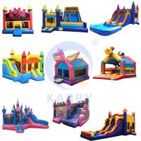 China PVC 0.55mm Inflatable Frozen Castle Bounce House Slide Combo for Commercial Party Rental for sale