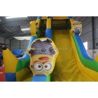 China 14 Years Up Inflatable Bouncer Bouncy Slide Castle with Slide Moonwalk Jumping Castle for sale
