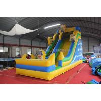 China 14 Years Up Inflatable Bouncer Bouncy Slide Castle with Slide Moonwalk Jumping Castle for sale