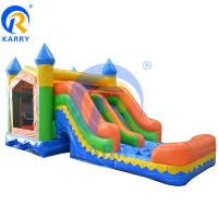 China 14 Years Up Inflatable Bouncer Bouncy Slide Castle with Slide Moonwalk Jumping Castle for sale