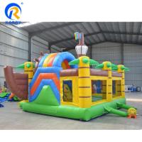 China Outdoor Entertainment Captain Pirate Air Jumper Inflatable Bouncy Castle with Slide for sale