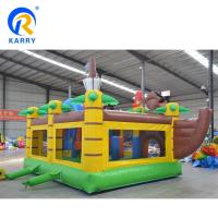 China Outdoor Entertainment Captain Pirate Air Jumper Inflatable Bouncy Castle with Slide for sale
