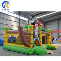 China Outdoor Entertainment Captain Pirate Air Jumper Inflatable Bouncy Castle with Slide for sale