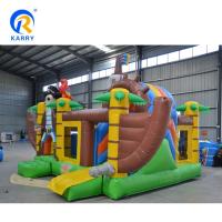 China Outdoor Entertainment Captain Pirate Air Jumper Inflatable Bouncy Castle with Slide for sale