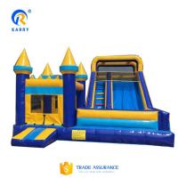 China Features PORTABLE 2022 Outdoor Playground Big Water Slide with Inflatable Bounce House for sale