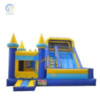 China Features PORTABLE 2022 Outdoor Playground Big Water Slide with Inflatable Bounce House for sale