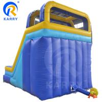 China Features PORTABLE 2022 Outdoor Playground Big Water Slide with Inflatable Bounce House for sale