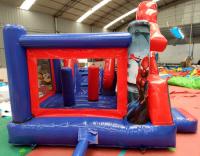 China Max Capacity 100-500kg Spiderman Inflatable Bounce House with Slide Pool and Castle for sale