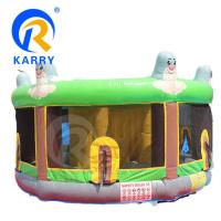 China Logo Printed Bounce House Guardian Tree Elf Inflatable Bouncer Slide with Water Slide for sale