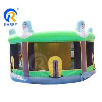 China Logo Printed Bounce House Guardian Tree Elf Inflatable Bouncer Slide with Water Slide for sale