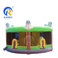 China Logo Printed Bounce House Guardian Tree Elf Inflatable Bouncer Slide with Water Slide for sale