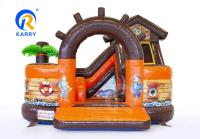 China Outdoor Entertainment Unisex PVC Inflatable Bouncy Castle with Pirate Ship Design for sale
