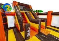 China Outdoor Entertainment Unisex PVC Inflatable Bouncy Castle with Pirate Ship Design for sale