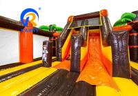 China Outdoor Entertainment Unisex PVC Inflatable Bouncy Castle with Pirate Ship Design for sale
