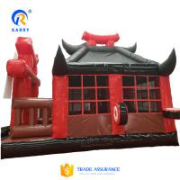 China Custom Logo Printed Budokan Theme Inflatable Bouncy Castle for Children's Amusement for sale