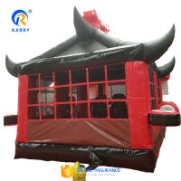 China Custom Logo Printed Budokan Theme Inflatable Bouncy Castle for Children's Amusement for sale