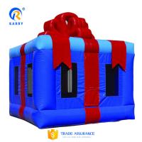 China Features PORTABLE Inflatable Fancy Gift Box Water Jumper Bouncer House for Party Sale for sale
